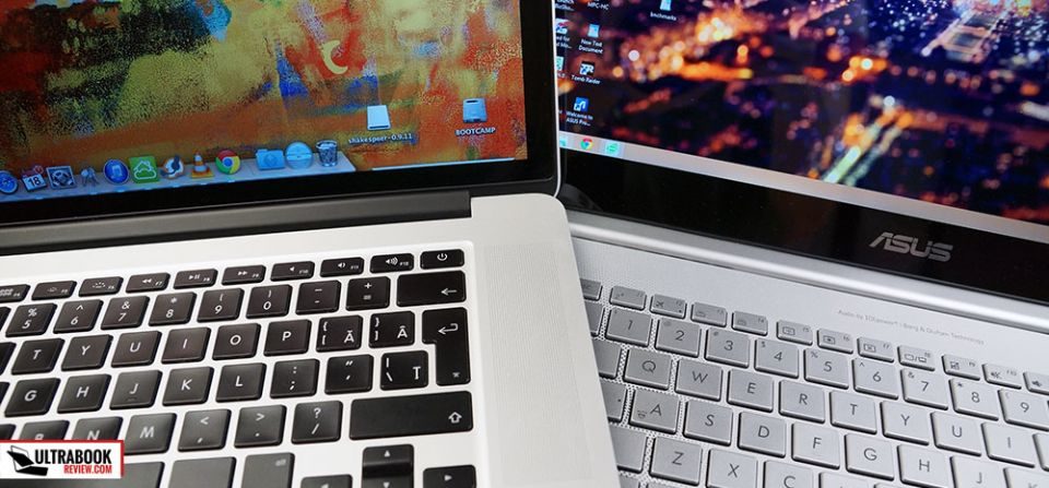 Asus Zenbook NX500 vs Apple Macbook Pro Retina and Dell XPS 15