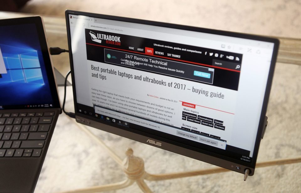 Asus Zenscreen review - what to expect from a portable external display