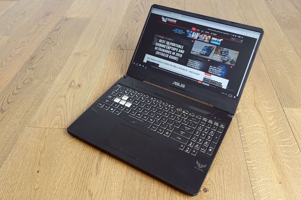 Asus TUF Gaming FX505 review (FX505GE - i7, GTX 1050 Ti)