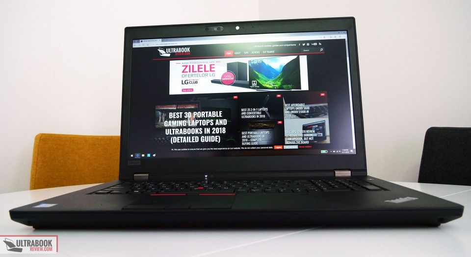 Lenovo ThinkPad P72 review (i7-8750H, Quadro P2000, FHD screen)