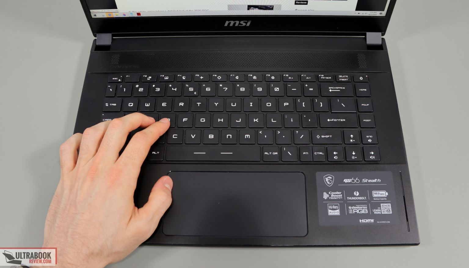 MSI GS66 Stealth review (i7, RTX 2070) - white-collar performance notebook