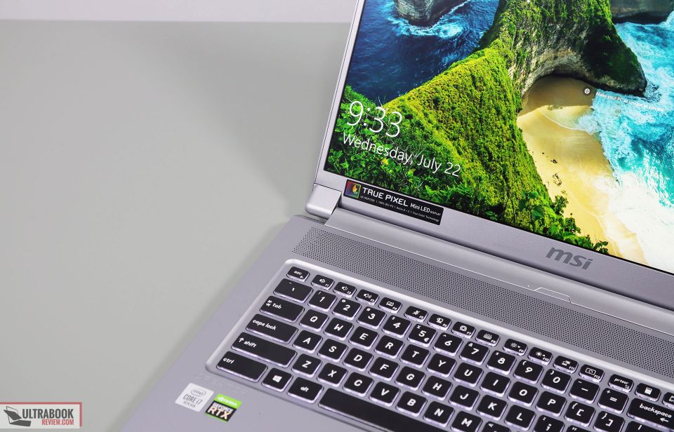 MSI Creator 17 review - creator notebook with a mini LED display