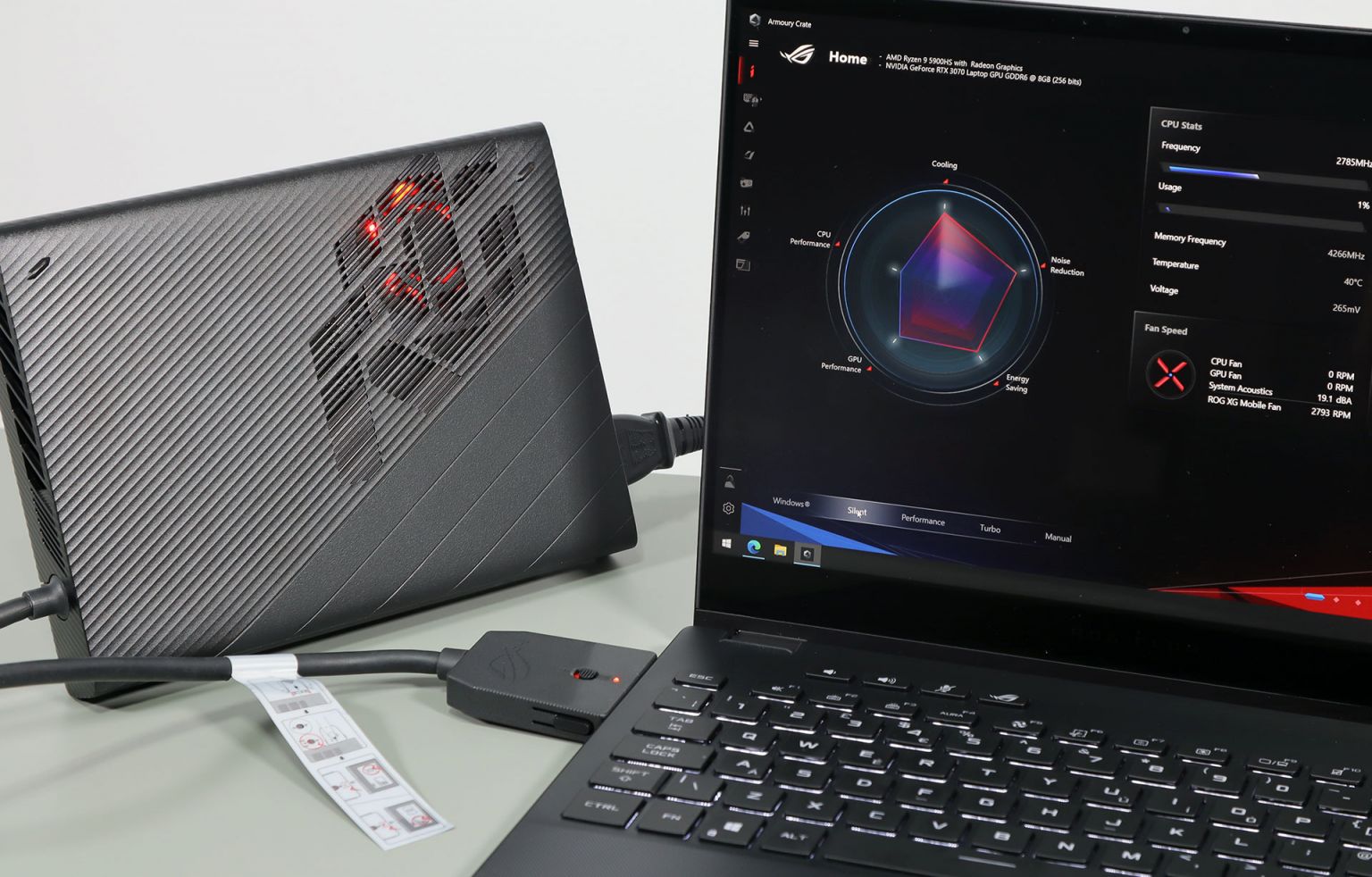 ASUS ROG Flow X13 2-in-1 gaming ultrabook and XG Mobile eGPU - first ...