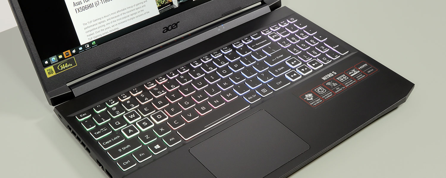 Acer Nitro 5 AN515-57 review (Intel Core i7 + RTX) Acer Nitro 5 AN515-57 review (Intel Core i7 + RTX)