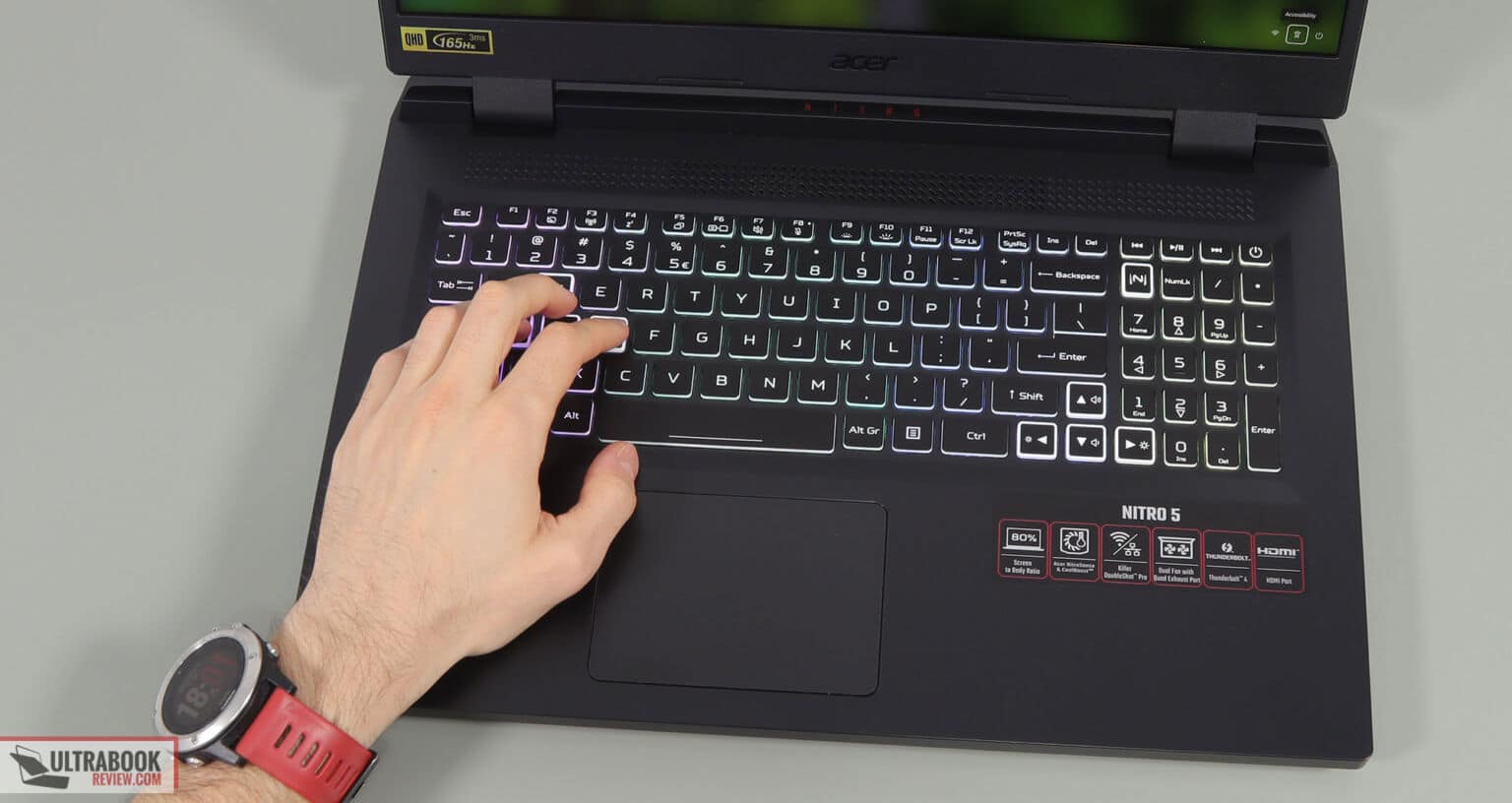 Acer Nitro 5 review (AN517-55 model - budget gaming laptop)