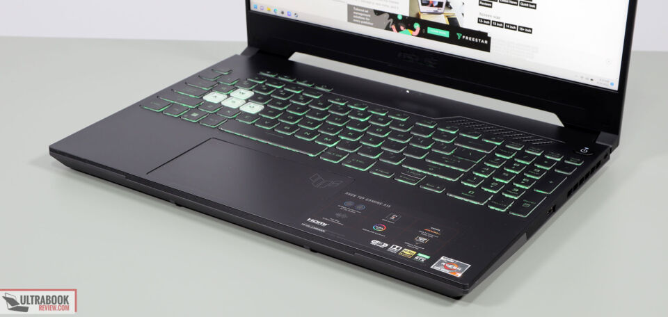 Asus TUF Gaming A15 review (FA507RM model - Ryzen 7 6800H, RTX 3060)