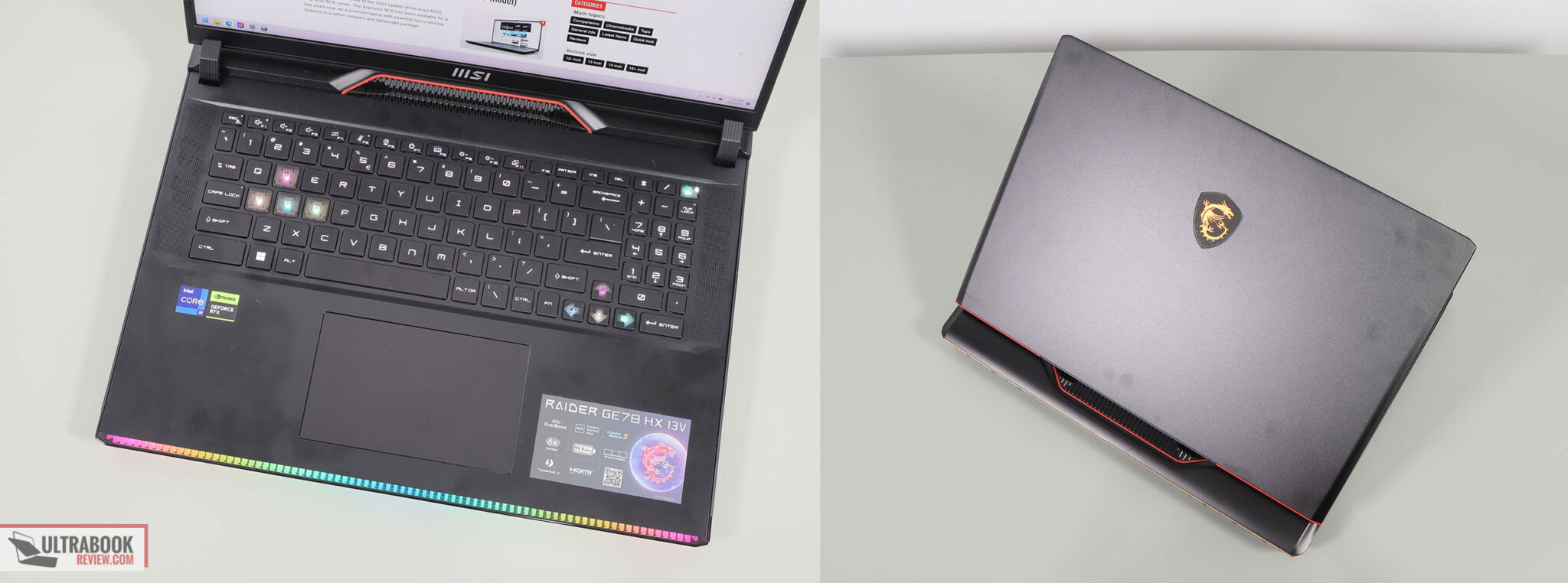 MSI Raider GE78 review (Raider GE78 HX 13V model - i9, RTX 4080)