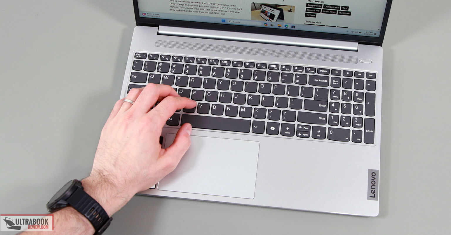 Lenovo IdeaPad Slim 5 15 review (15IRU9 model, Core 7 150U, IPS)