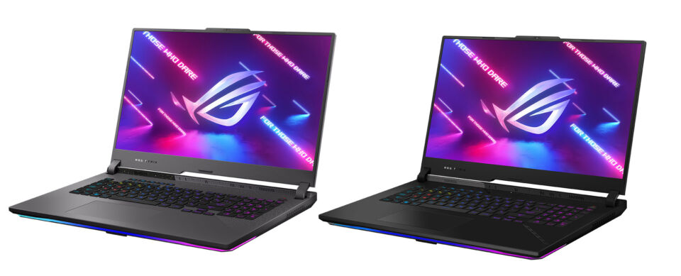 AMD ROG laptops: Asus ROG Strix SCAR 17 G733P, ROG Strix G17 G713P