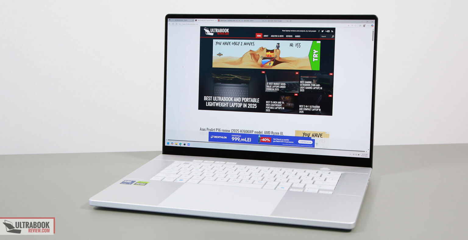 Asus ProArt P16 vs. Razer Blade 16, Asus ROG Zephyrus G16 comparison