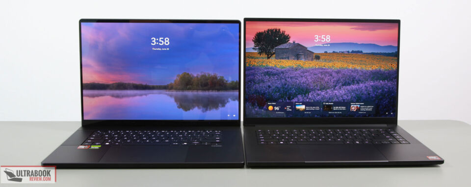 Asus ProArt P16 vs. Razer Blade 16, Asus ROG Zephyrus G16 comparison