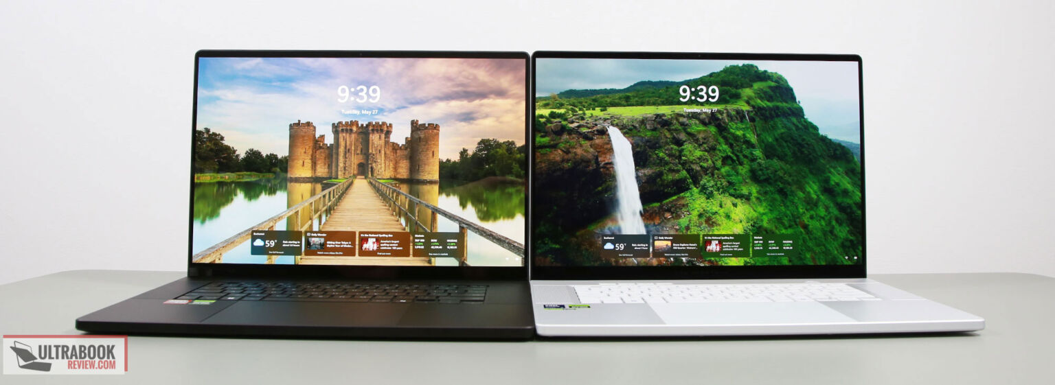Asus ProArt P16 vs. Razer Blade 16, Asus ROG Zephyrus G16 comparison